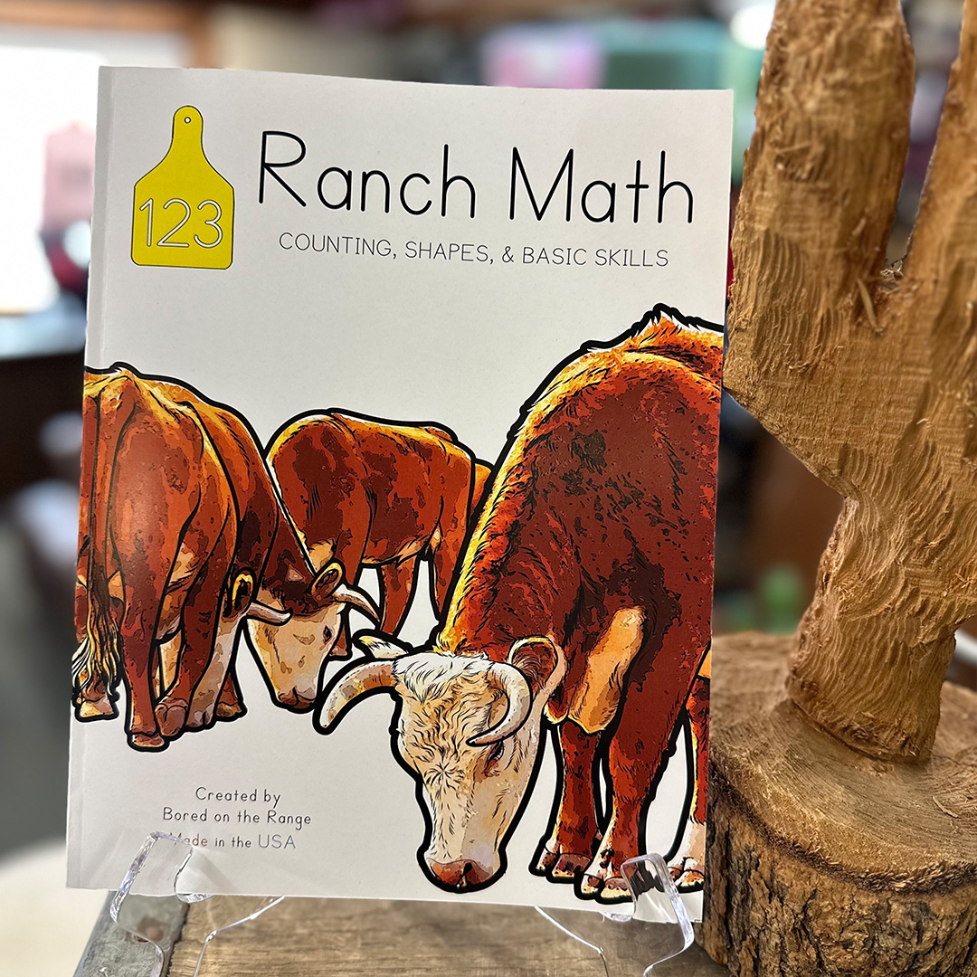 Ranch Math: Counting, Shape, Basic Skills Workbook by Bored on the Range